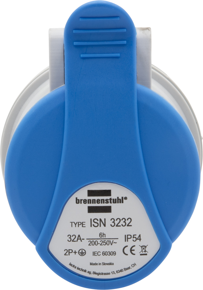 Conforme Norma EN 60309 LEGRAND, CEE 16A Plug, Blue, 3-pin (2P + PE ...
